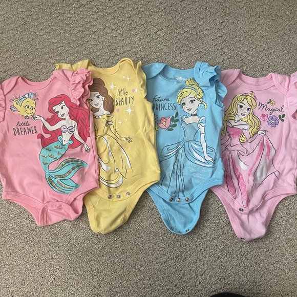 Disney | One Pieces | Disney Princess Onesies | Poshmark